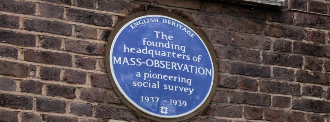 Mass-Observation headquarters commemorated by English Heritage ...