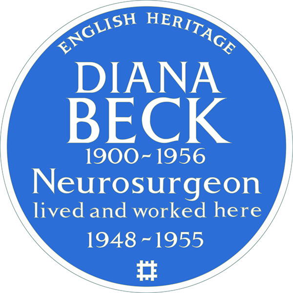 Diana Beck receives blue plaque 99 years after qualifying as a doctor ...