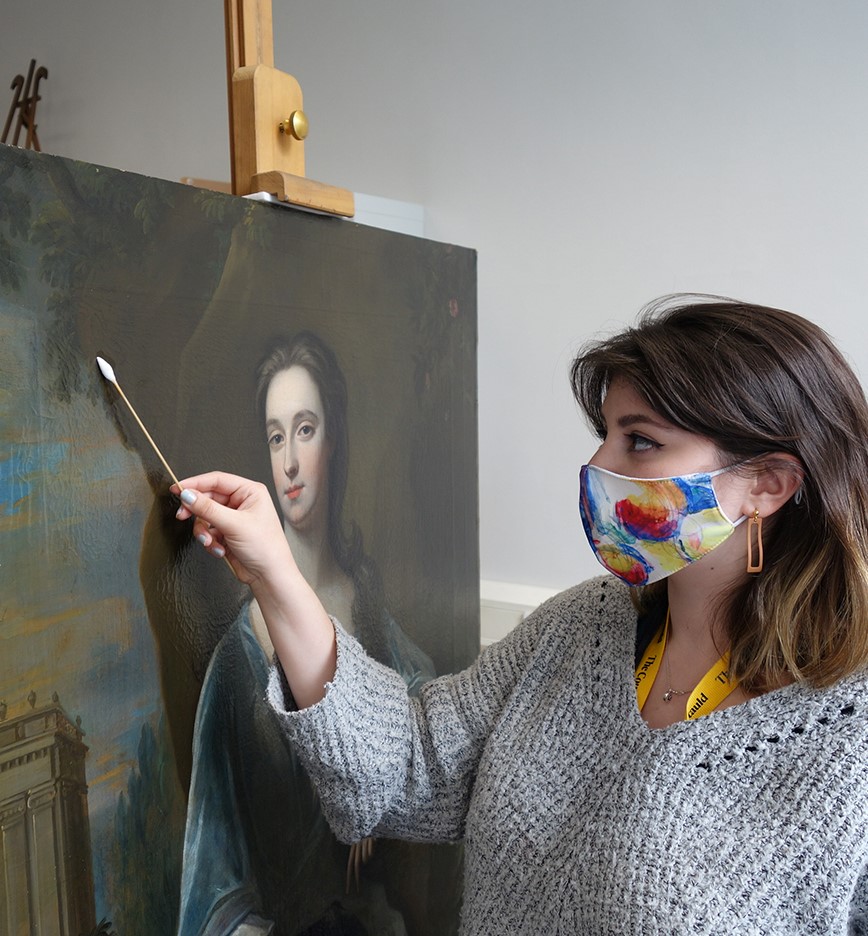 Portrait Conservation at Audley End | English Heritage