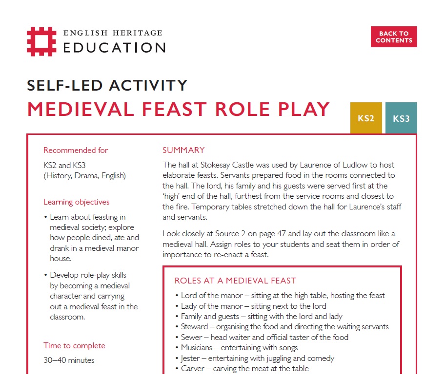 Teaching Resources | English Heritage
