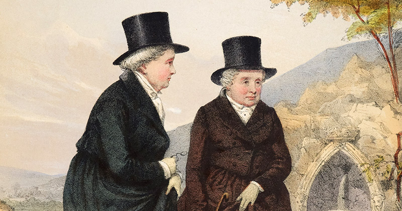 The Ladies of Llangollen Portraits at Audley End | English Heritage
