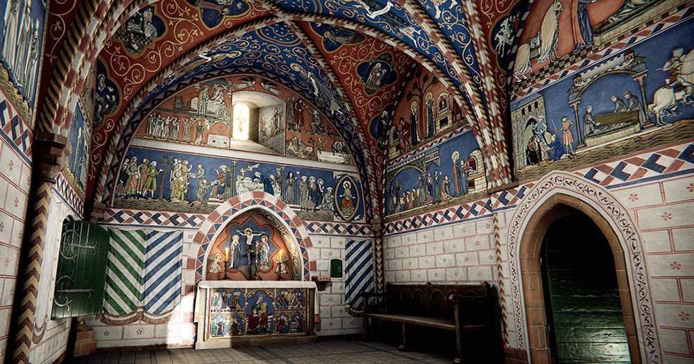 The Chester Castle Chapel Wall Paintings | English Heritage