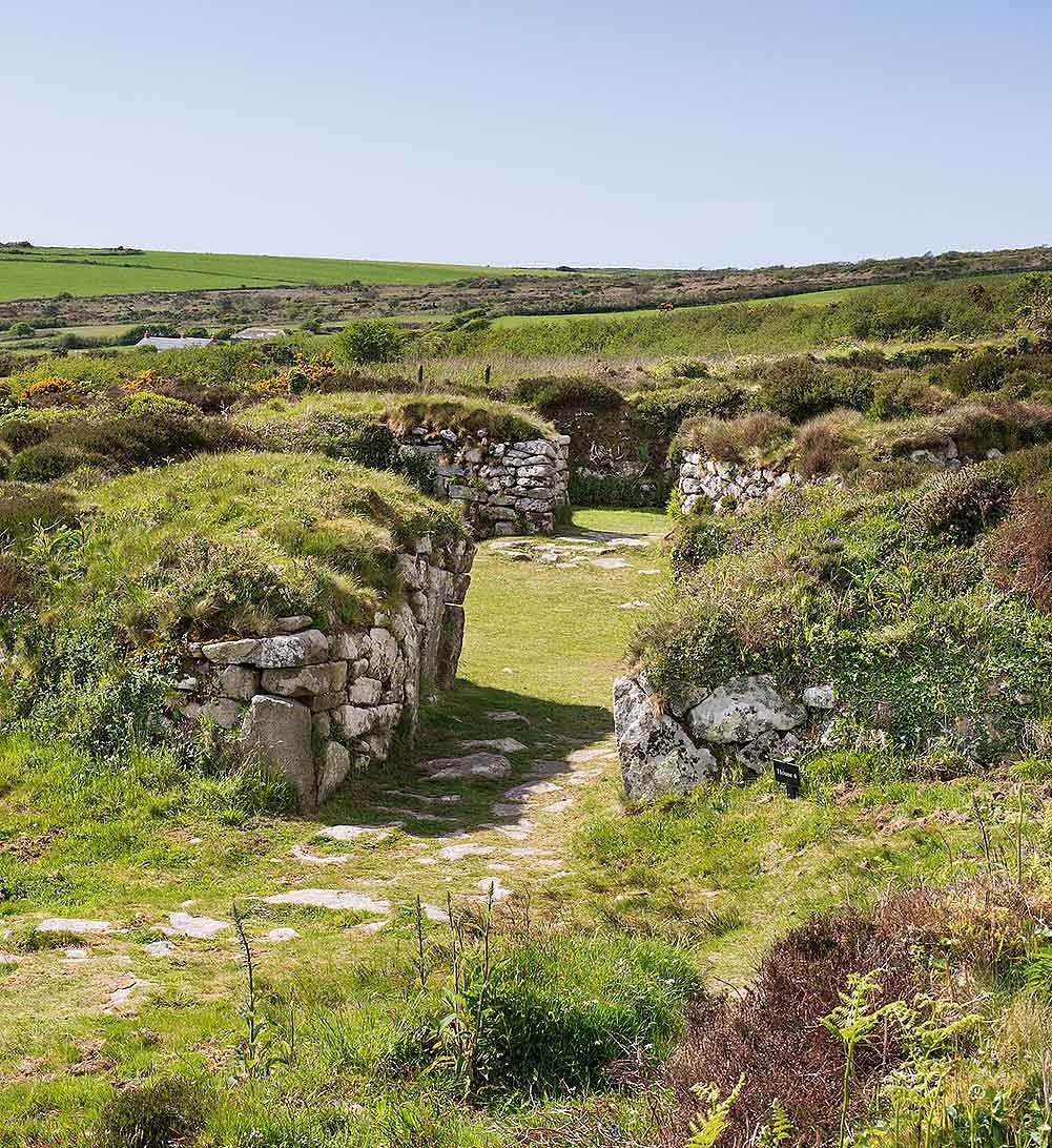 Chysauster Ancient Village | English Heritage