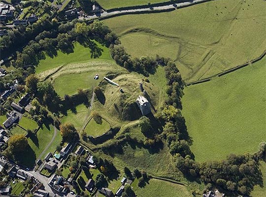 Clun Castle England Medieval