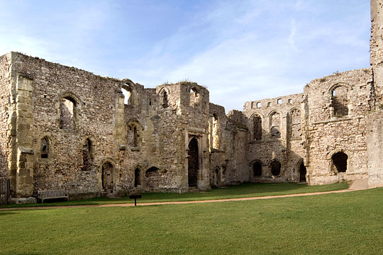 The Outer Bailey Of A Castle