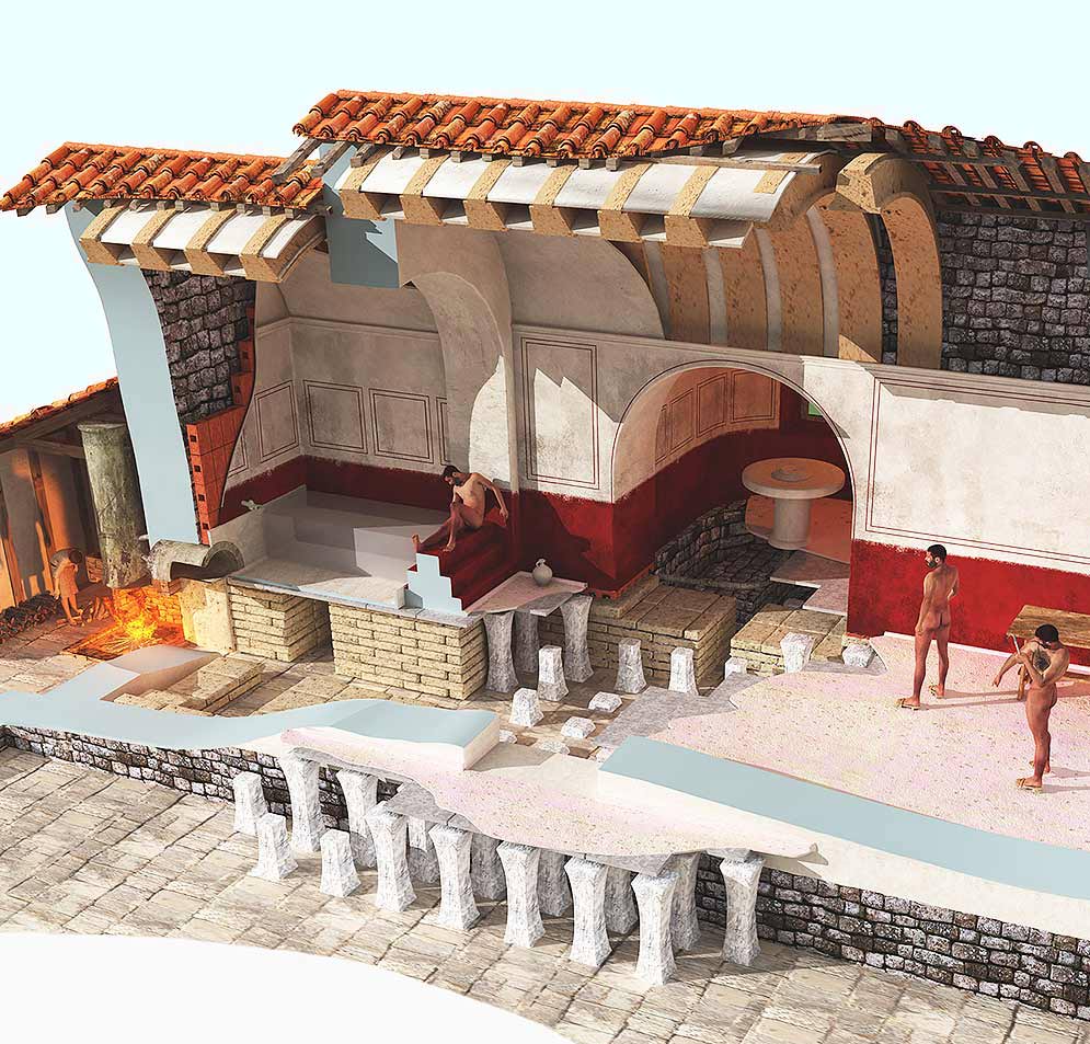 Roman Bath House SPA And Roman Baths In Assisi | Casa Rosa's Blog: All