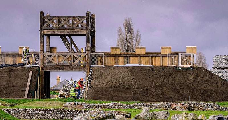 Richborough: Recreating a Roman Gate | English Heritage