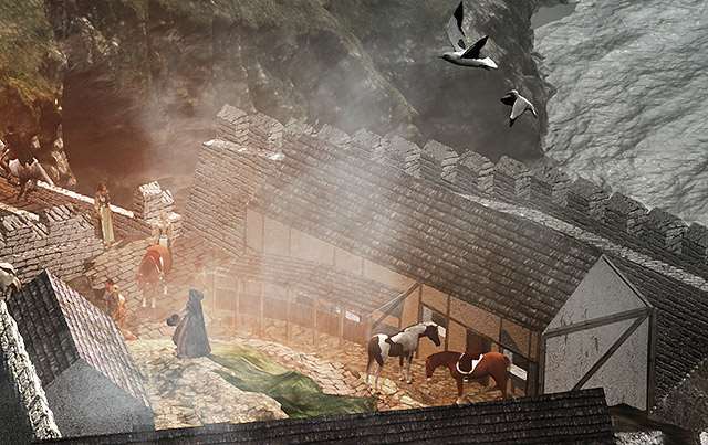 Medieval Tintagel Reconstructed | English Heritage