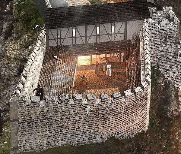 Medieval Tintagel Reconstructed | English Heritage