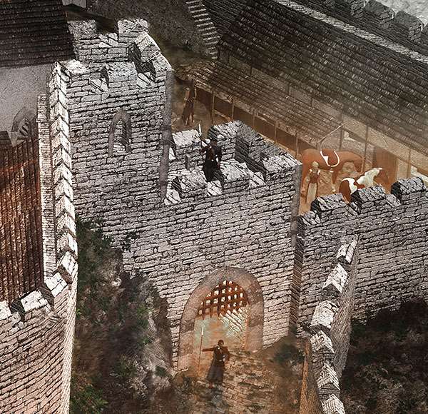 Medieval Tintagel Reconstructed | English Heritage