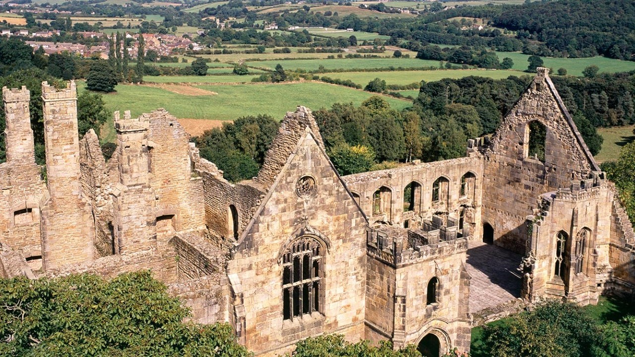 English Manor House Ruins English Manor House Gutted By Fire Asks £3